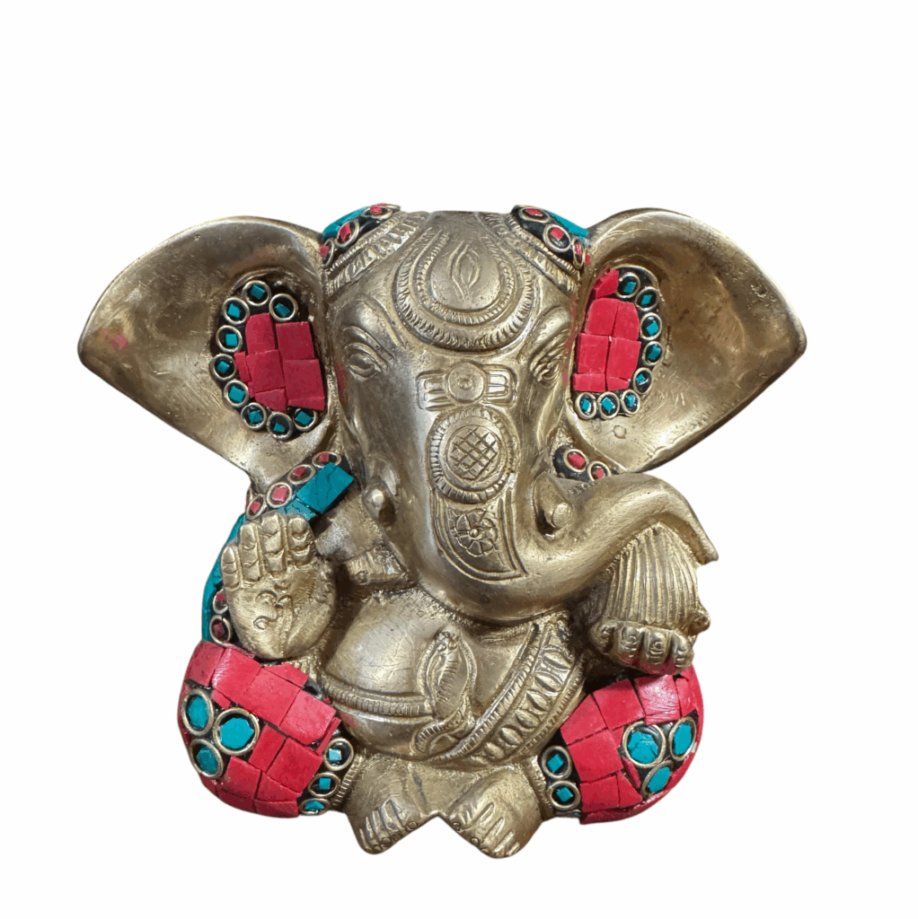 Lord Ganesh Carved W/Big Ears - Deseret Tavares Oficial